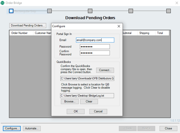 How to Create an Order Bridge Log